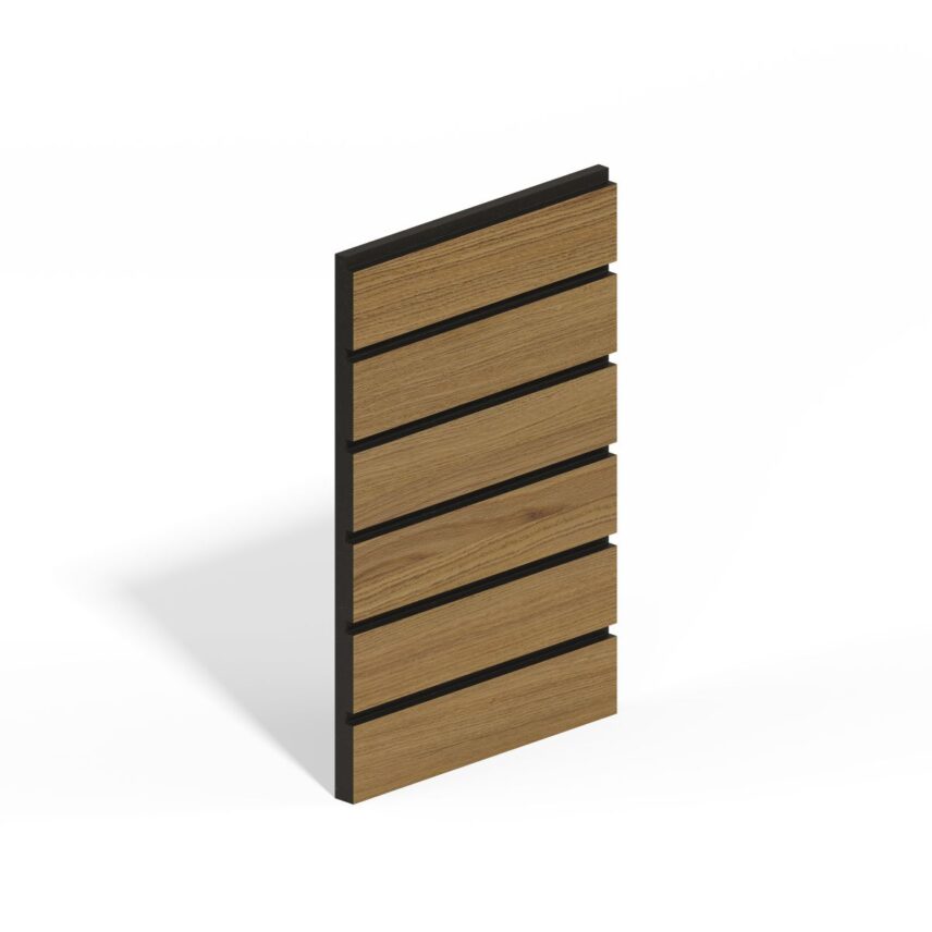 SAM5563 Natural Gold Oak Slat Wall Panelling - SAM Mouldings