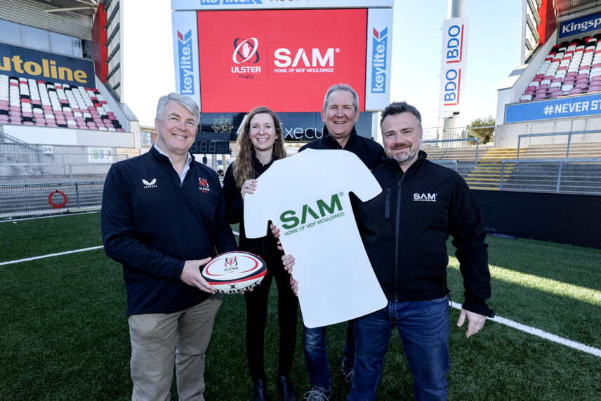 Ulster Rugby announces SAM Mouldings as Principal Partner, Front of ...